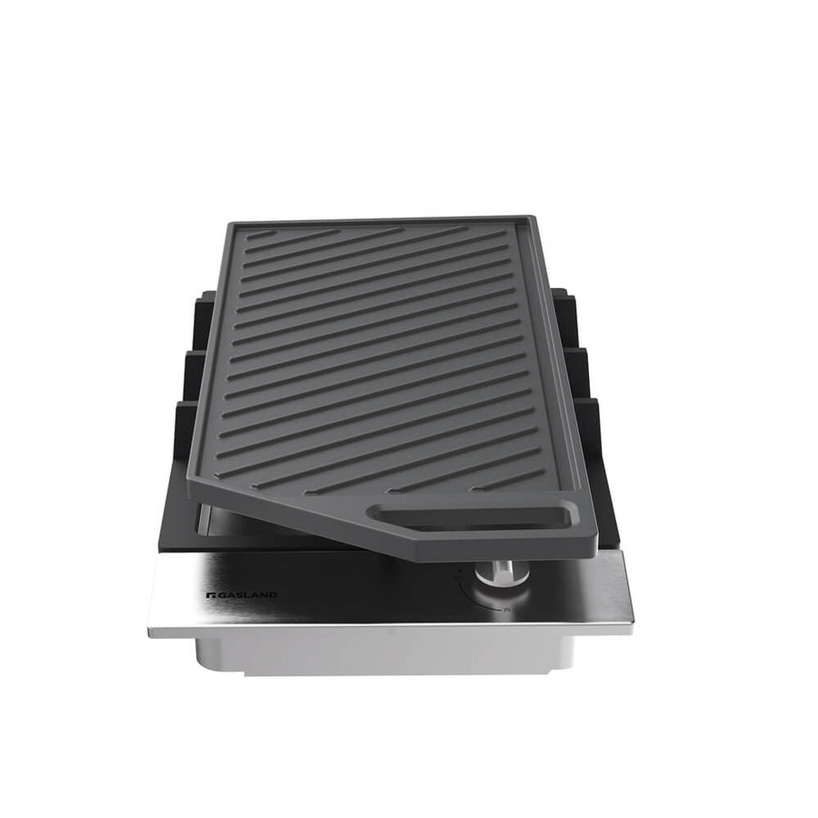 GASLAND Chef Gas Stove with Griddle 30cm Single Burner Stainless Steel ...
