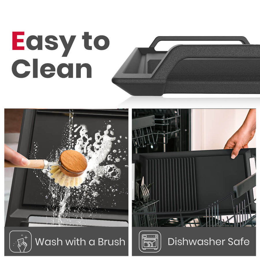 GASLAND Chef 5 Burner Induction Cooktop with Griddle 90cm Slider Touch ...